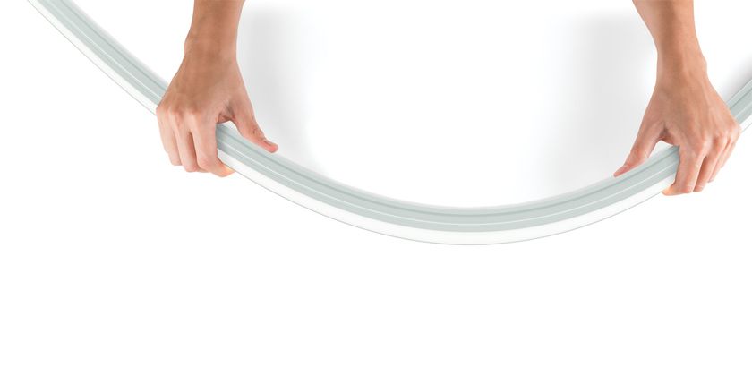 RGB linear lighting profile for LED modules UNDERSCORE INOUT - TOP BEND ...