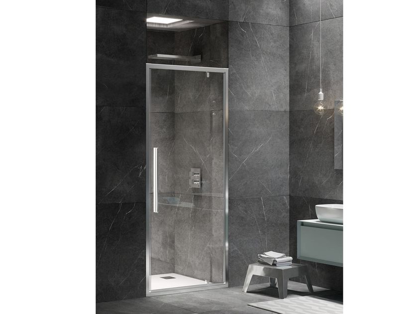 Niche shower cabin with hinged door UNICO B1 Unico Collection By RELAX