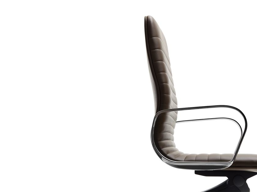 UNION EXECUTIVE Recliner swivel office chair with armrests By VAGHI ...