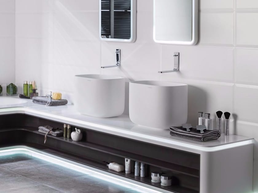 UNIQUE | Lavabo rettangolare Collezione Unique By KRION