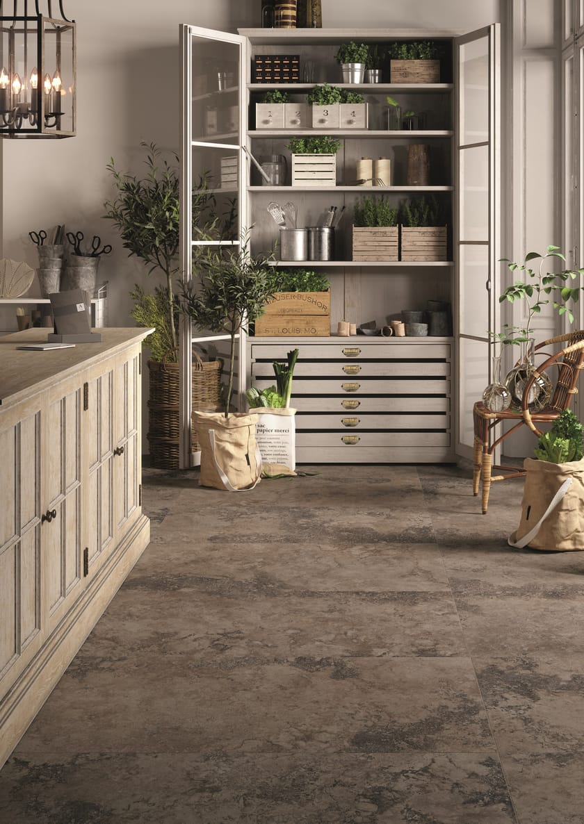 Wall/floor tiles with travertine effect UNIQUE TRAVERTINE CHOCOLATE ...