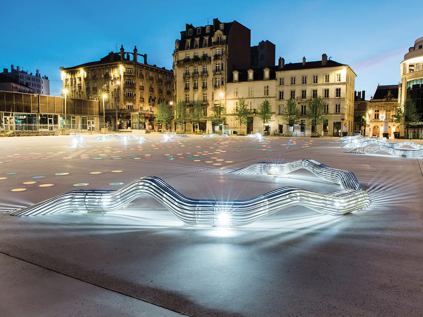 BW# | Bench with Integrated Lighting Backless bench with Integrated ...