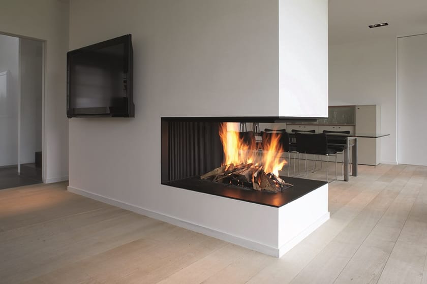 UNIVERSAL MF 1050-800-60 W 3S EXT Wood-burning fireplace By Metalfire