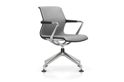 UNIX CHAIR Swivel mesh chair with armrests By Vitra | design Antonio ...