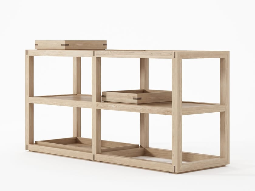 UP & DOWN HORIZONTAL II Shelving unit By KARPENTER | design Hugues Revuelta