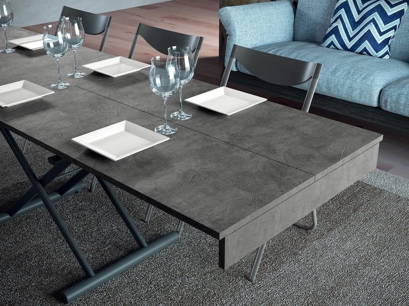 Table basse réglable en hauteur extensible UP By EASYLINE design Studio ...