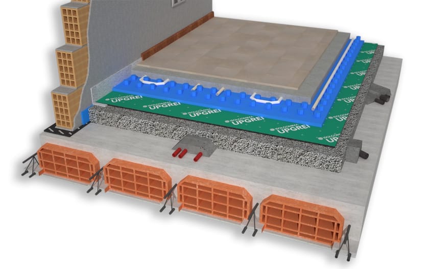 UPGREI EPDM rubber thermal insulation felt By Isolgomma