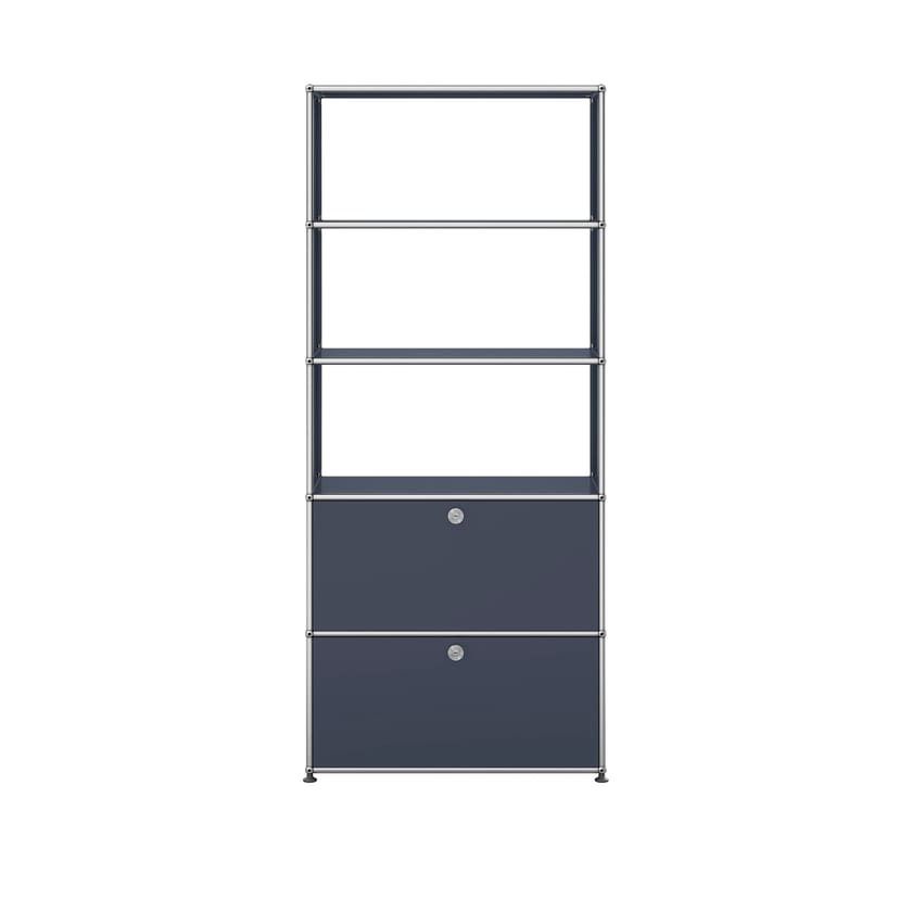 USM HALLER Modular steel bookcase By USM | design Fritz Haller