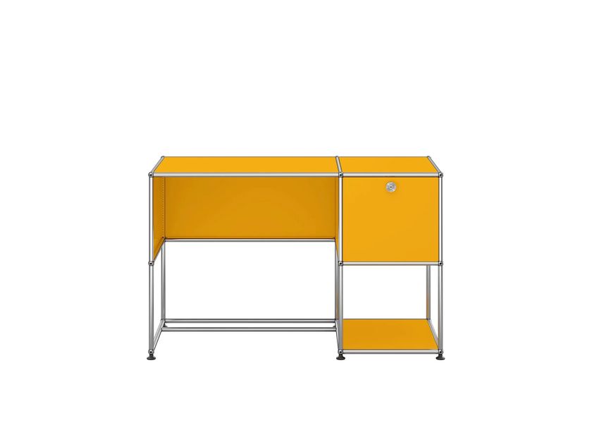 USM HALLER Steel secretary desk with flap doors By USM | design Fritz ...