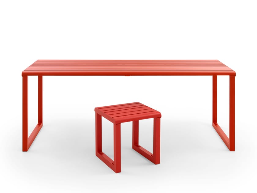 VENTIQUATTRORE.H24 Rectangular table for public areas By Urbantime ...