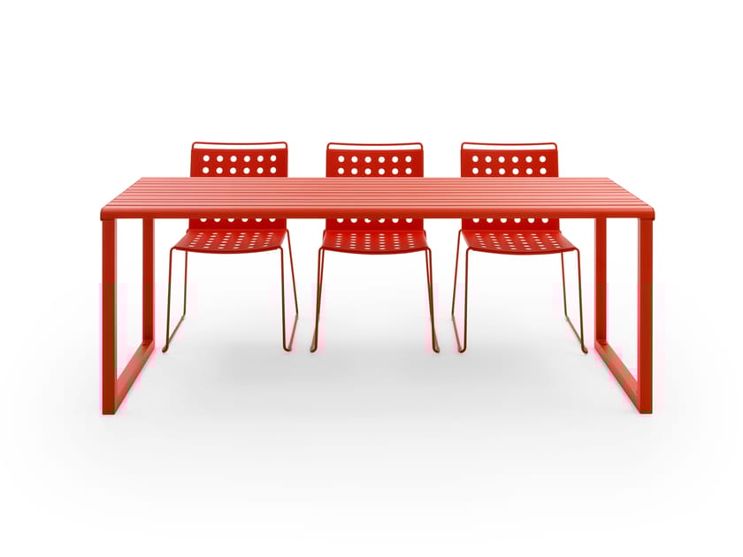 VENTIQUATTRORE.H24 Rectangular table for public areas By Urbantime ...