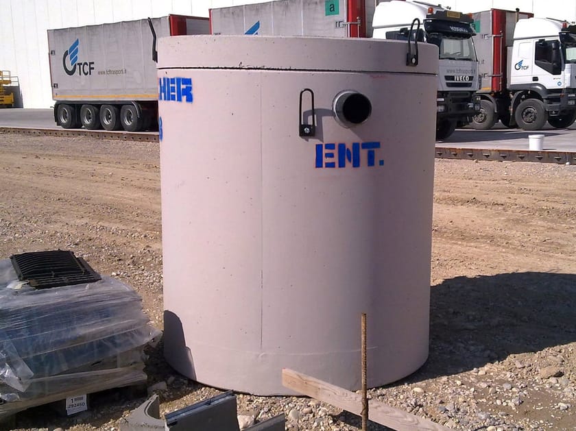 Sewage collection tank V.R.F. | Mud collecting container By Pircher
