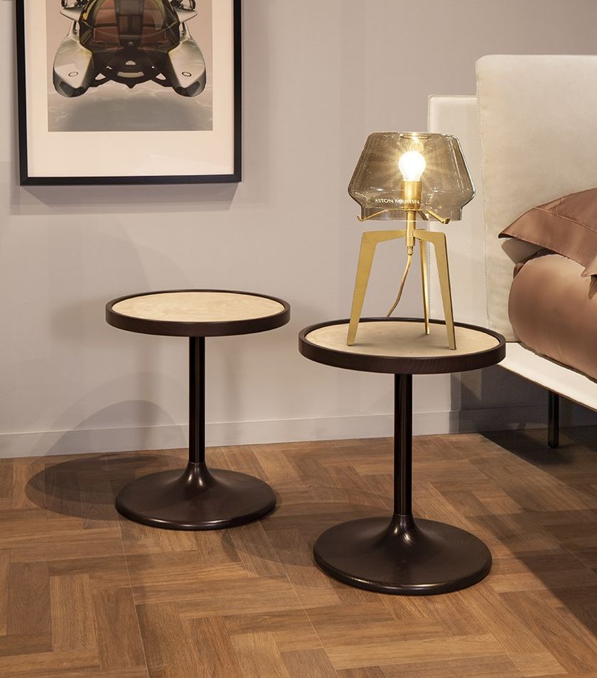 V212 Round ash coffee table By Aston Martin