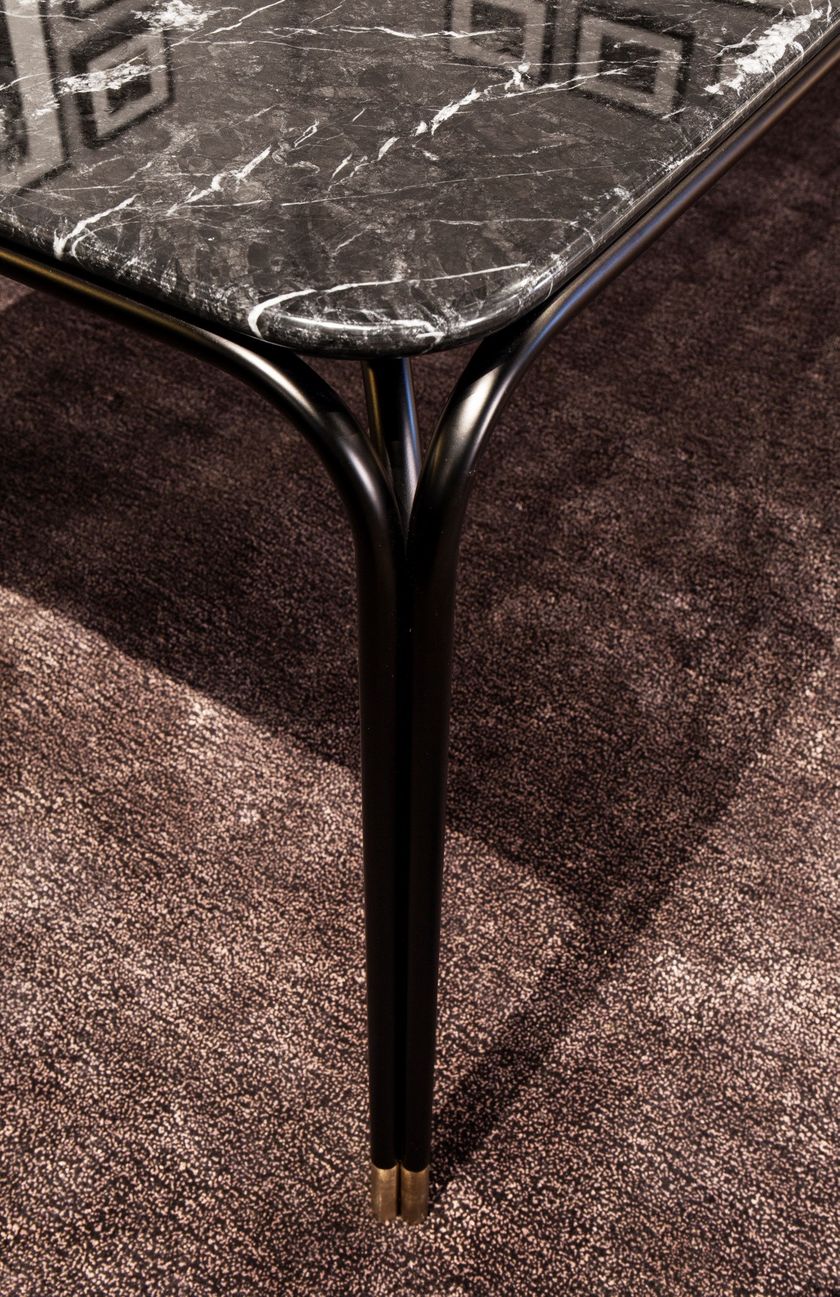 V240 Rectangular marble dining table By Aston Martin