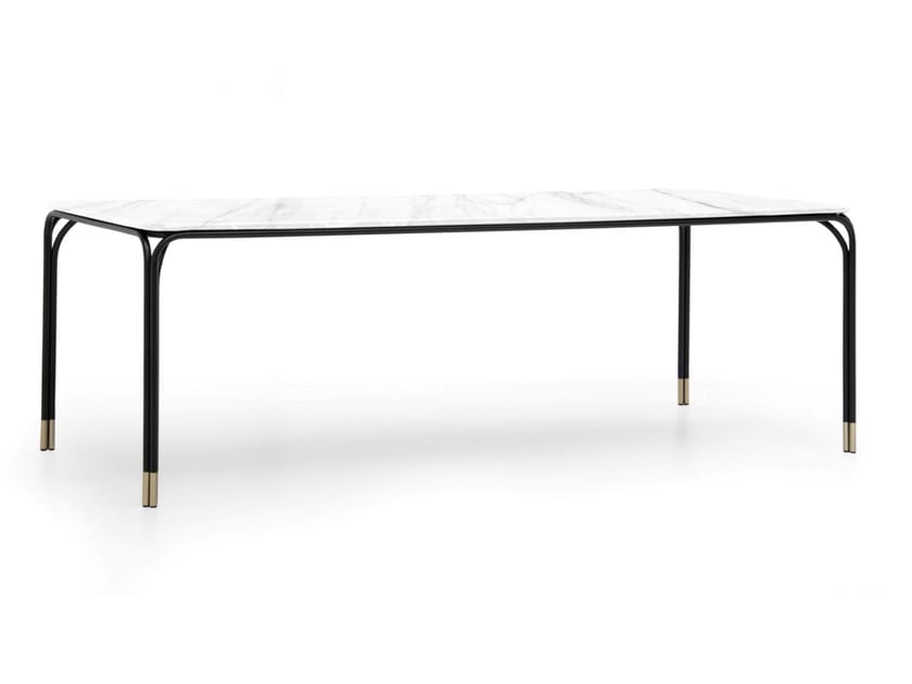 V240 Rectangular marble dining table By Aston Martin