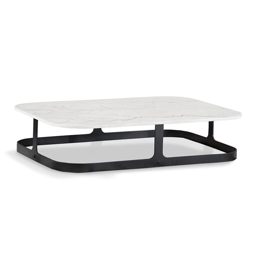 Square Calacatta marble coffee table V266 By Aston Martin
