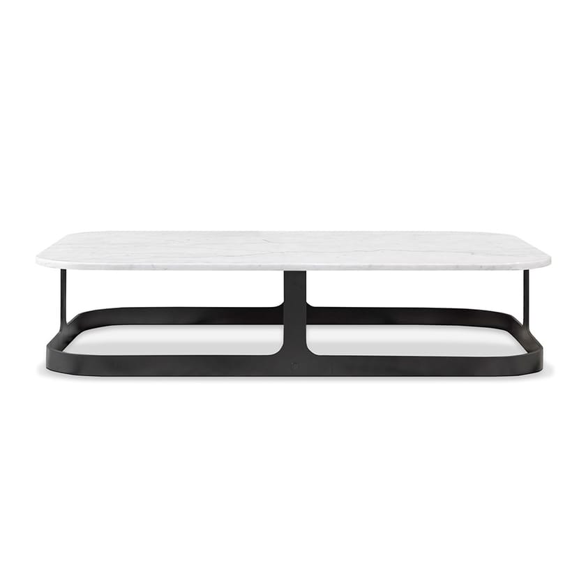 Square Calacatta marble coffee table V266 By Aston Martin