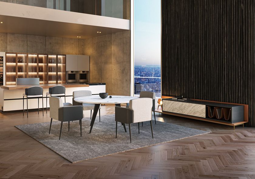 V269 | Table Round dining table By Aston Martin