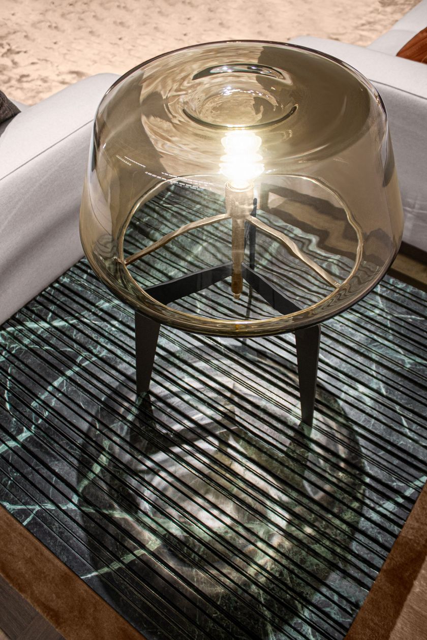 V290 Square marble coffee table By Aston Martin