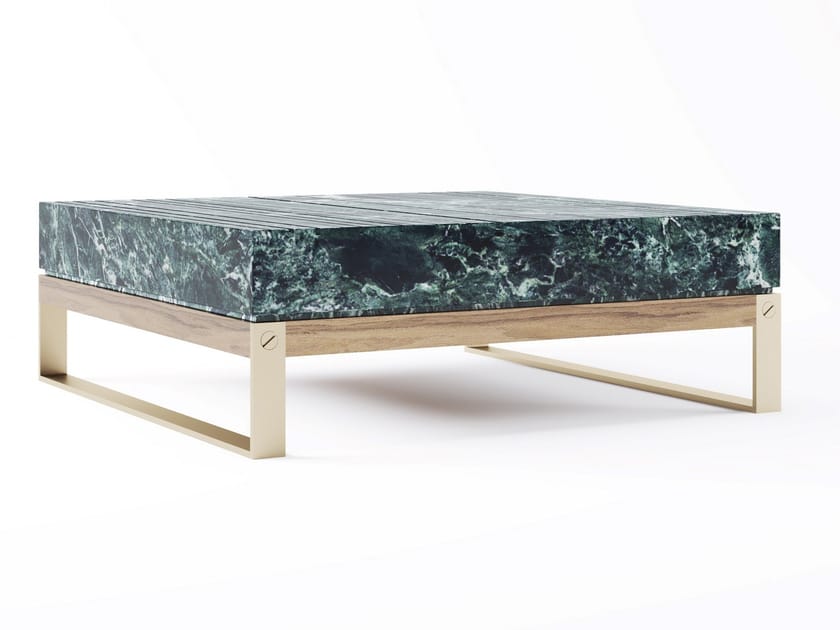 V290 Square marble coffee table By Aston Martin