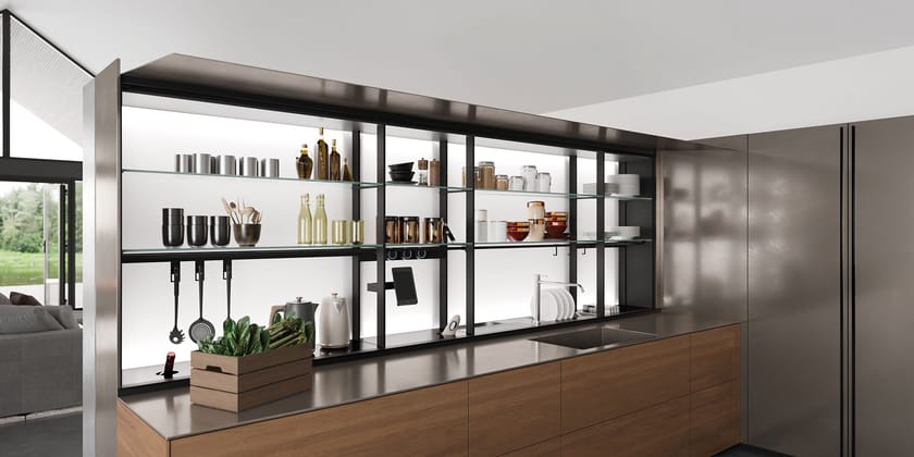 NEW LOGICA Kitchen backsplash By VALCUCINE