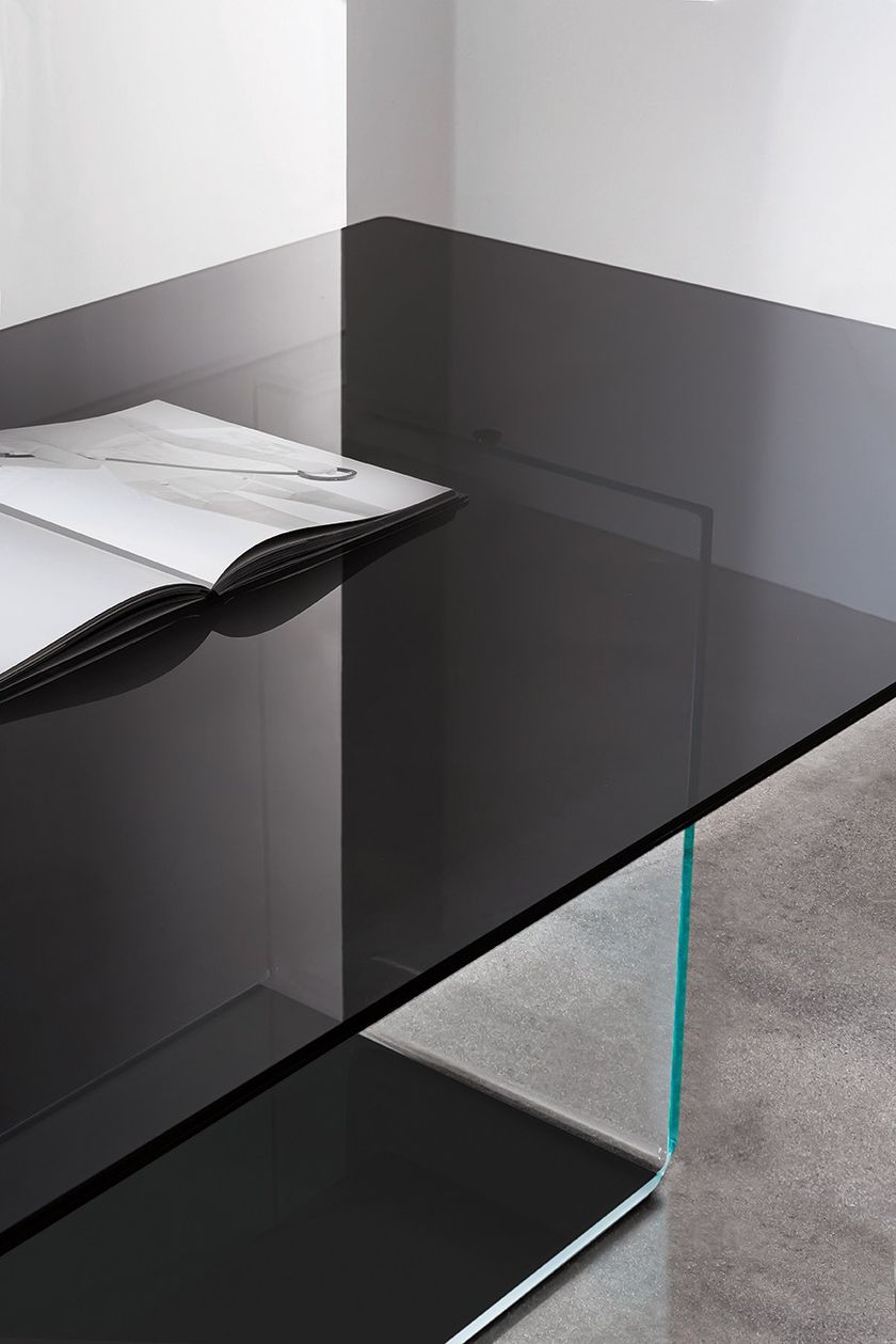 Rectangular crystal table VALENCIA By Sovet italia design Lievore ...