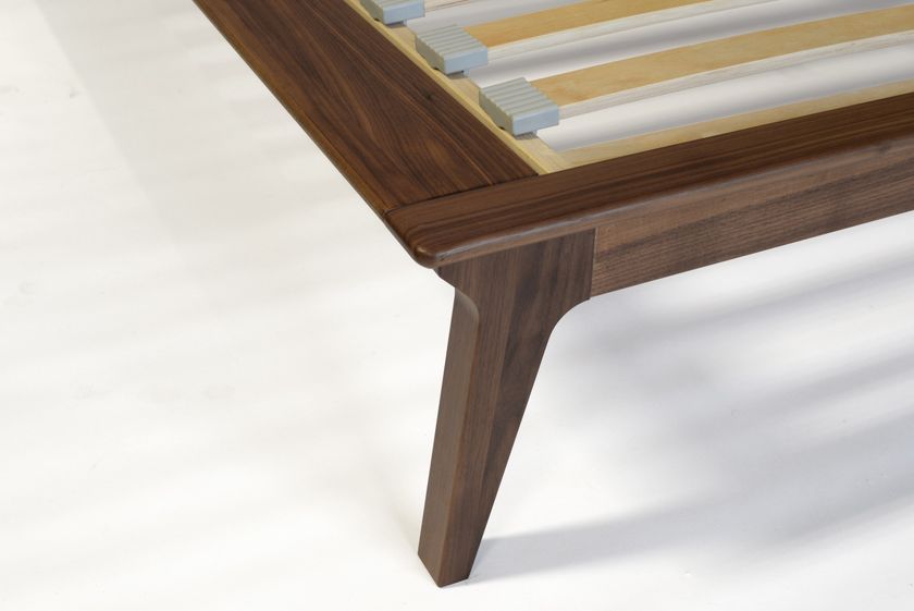 VALENTINE Walnut king size bed By Case | design Matthew Hilton