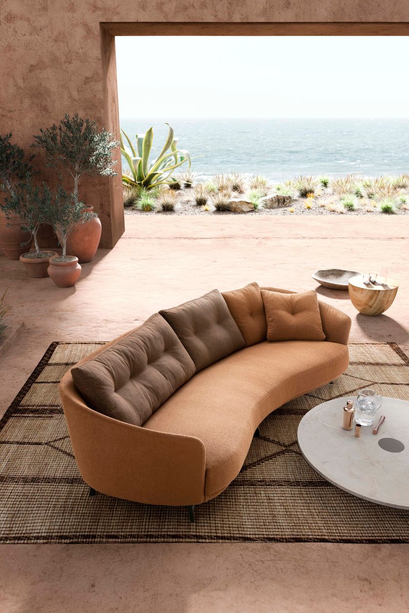 ETHOS 3 seater fabric garden sofa By VALENTINI