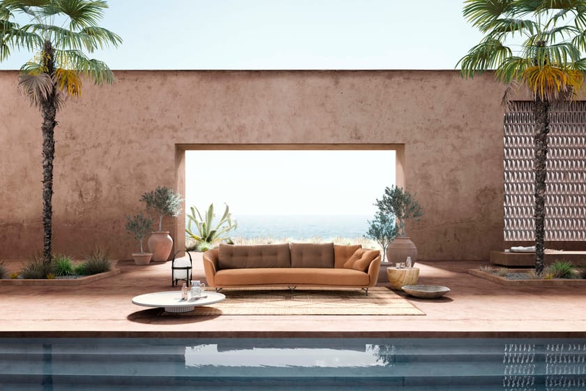 ETHOS 3 seater fabric garden sofa By VALENTINI