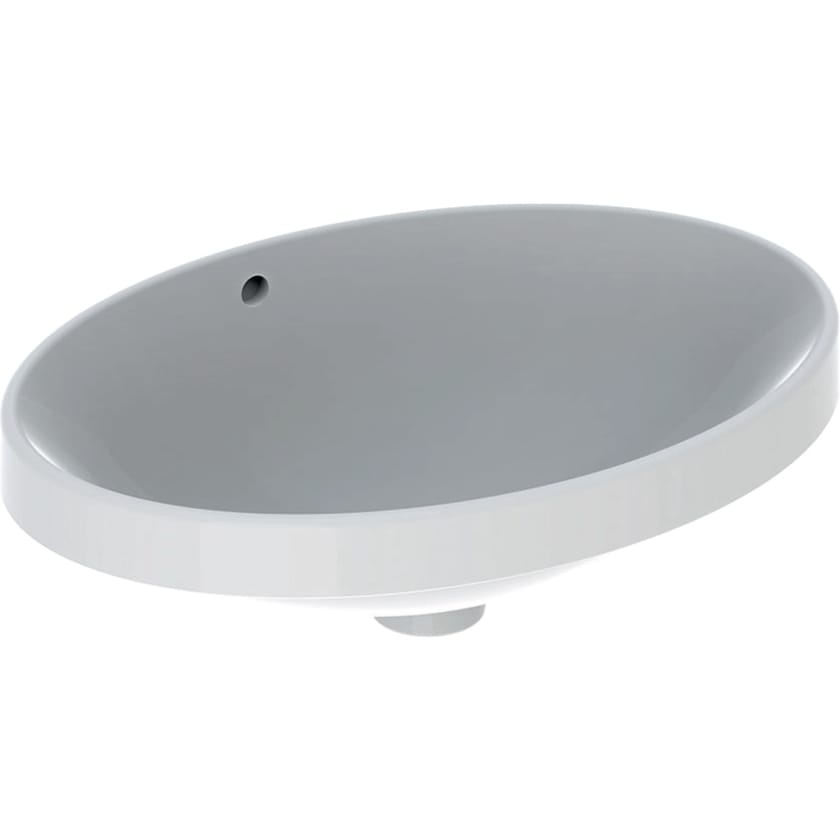 VARIFORM Lavabo ovale in Vetrochina By Geberit