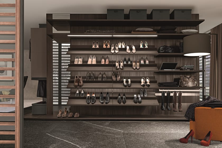 VARIUS | Corner walk-in wardrobe By Presotto design Tormena-neadesign