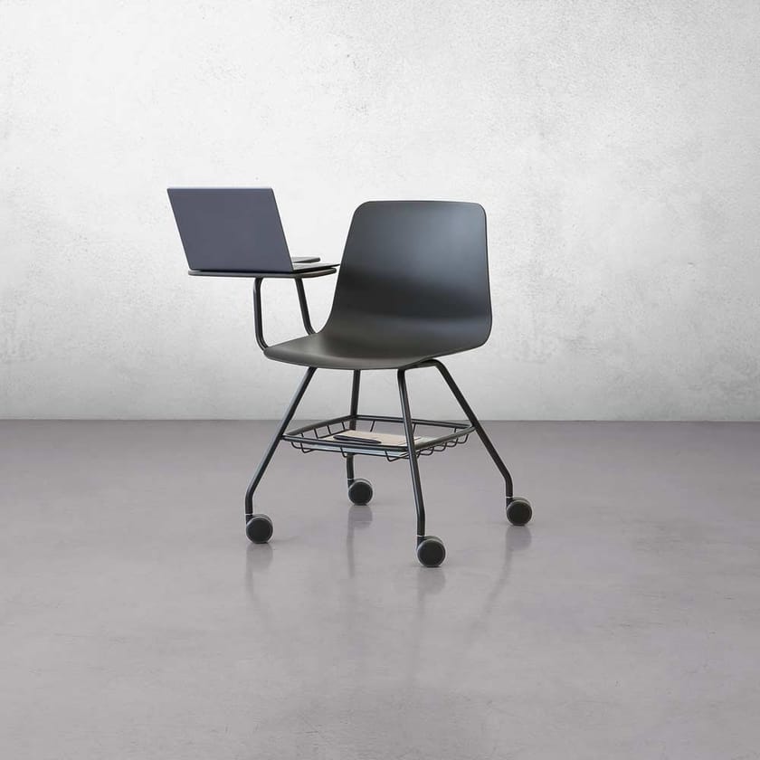 VARYA Polypropylene training chair with castors By INCLASS | design ...