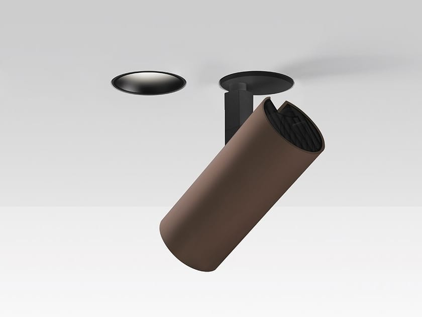 VECTOR Recessed LED adjustable aluminium spotlight By Artemide