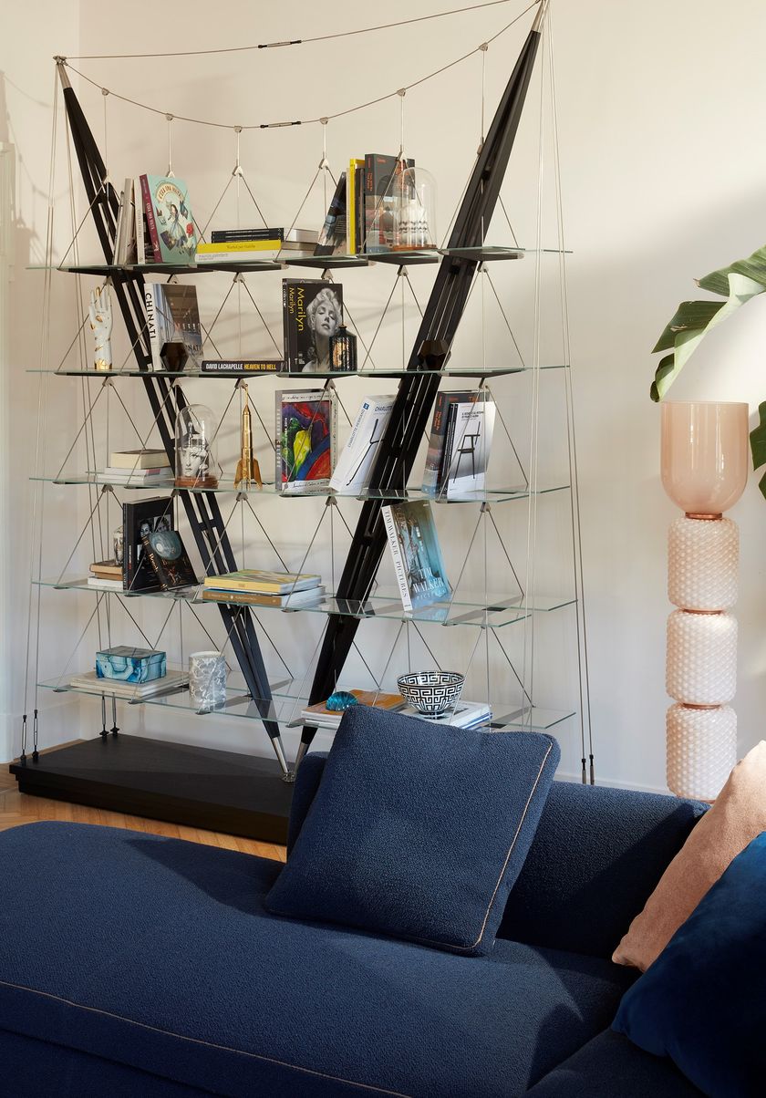 838 VELIERO bookcase By Cassina design Franco Albini