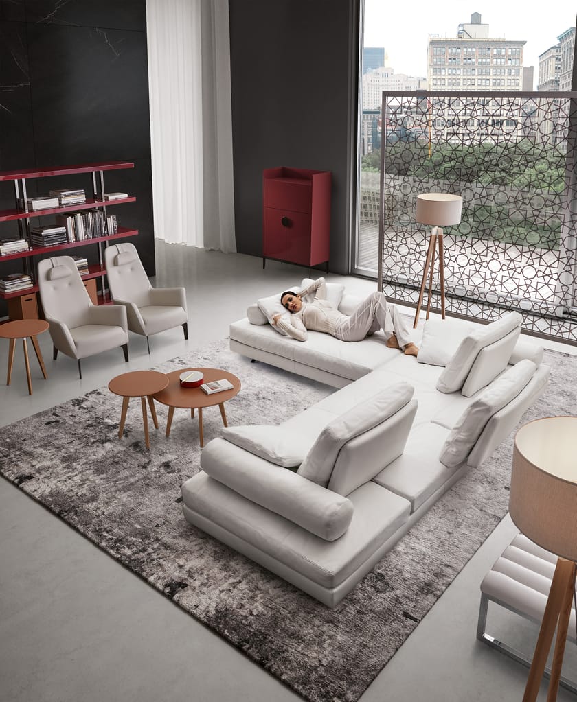 VELIERO Divano in tessuto By Dema | design Gianfranco Gualtierotti