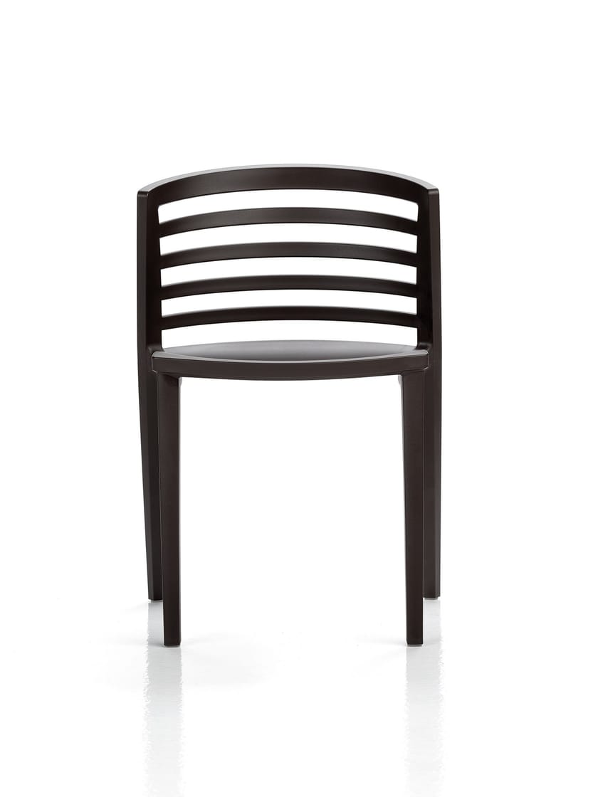 VENEZIA Stackable polypropylene chair open back By BBB | design ...
