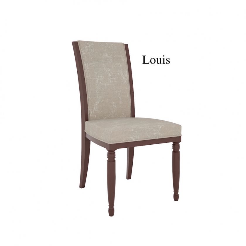 Upholstered fabric chair VERA 1611 By SELVA