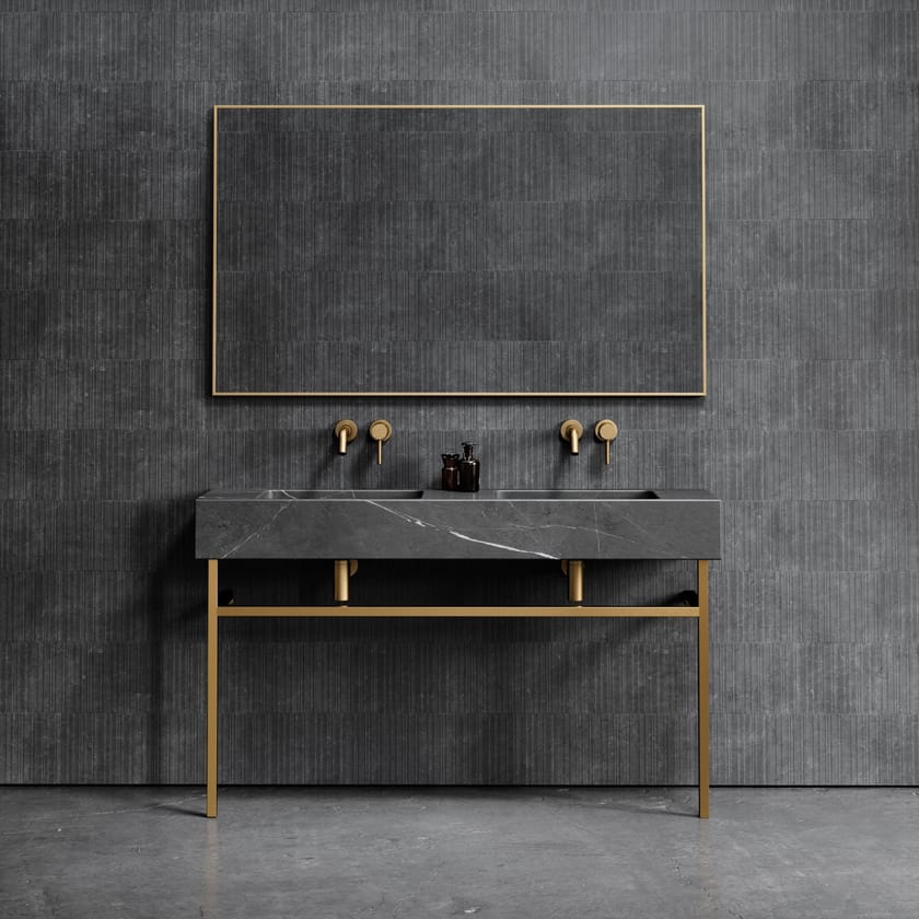 VERNANTE | Floor-standing console sink By LUSSO