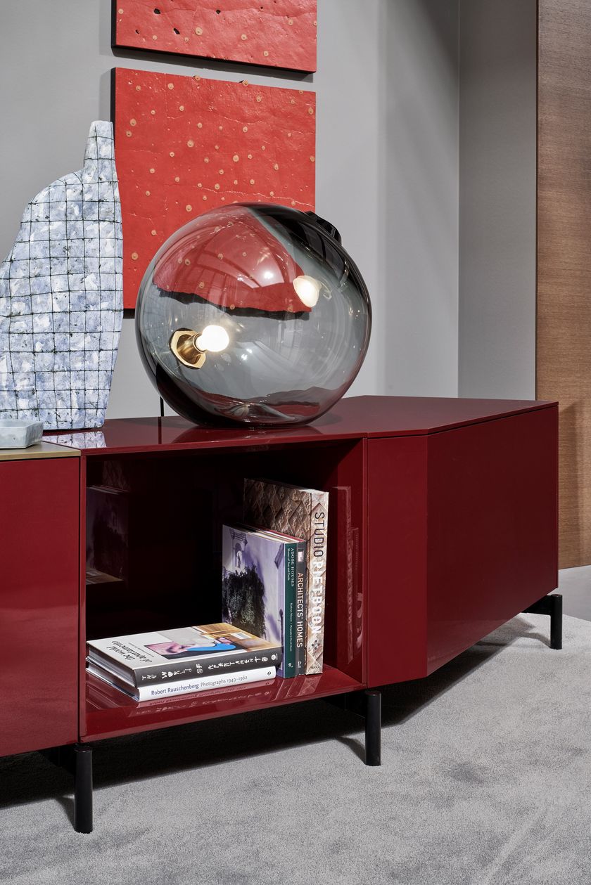 Sideboard with doors VERNER By Meridiani design Andrea Parisio