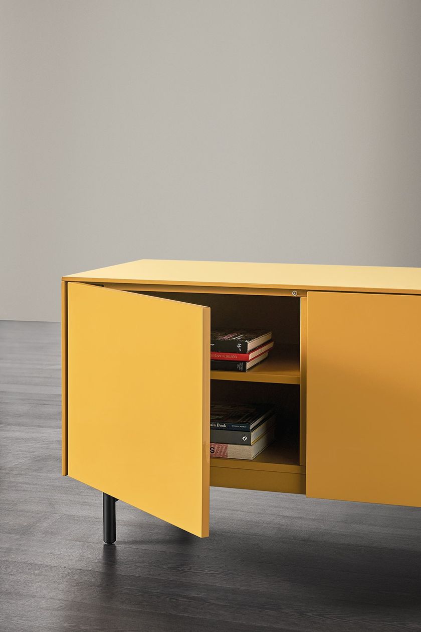 Sideboard with doors VERNER By Meridiani design Andrea Parisio