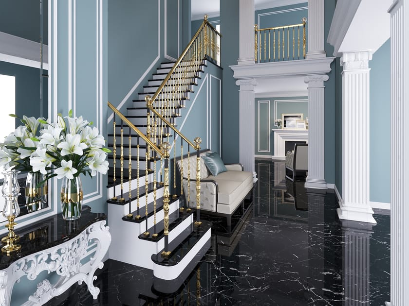 Brass balustrade VERSAILLES By Grande Forge