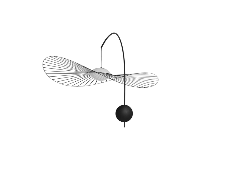 VERTIGO NOVA LED glass-fibre wall lamp with fixed arm By Petite Friture ...