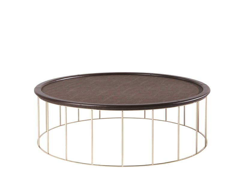 VESSEL Round wooden coffee table By ETRO Home Interiors