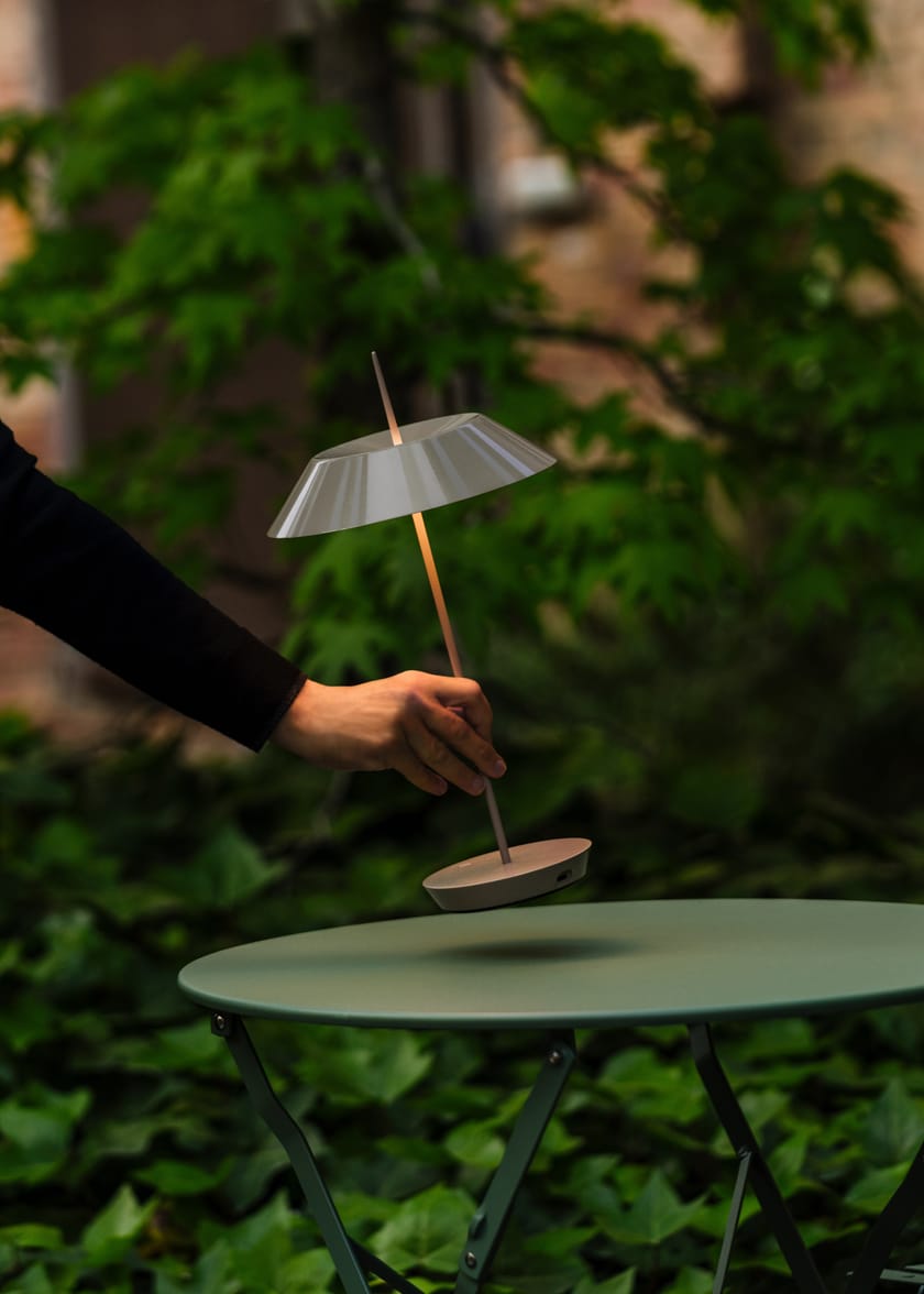 VIBIA - MAYFAIR MINI GREEN table lamp By In Stock design Diego Fortunato