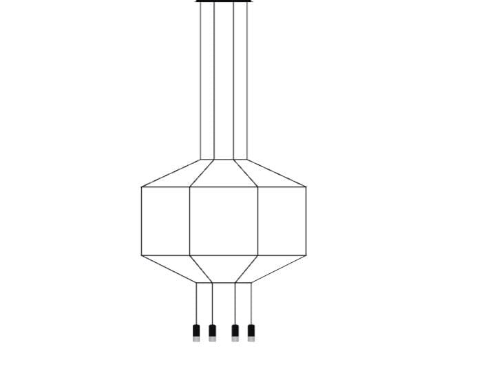 VIBIA - WIREFLOW 0300 Suspension By In Stock | design Arik Levy