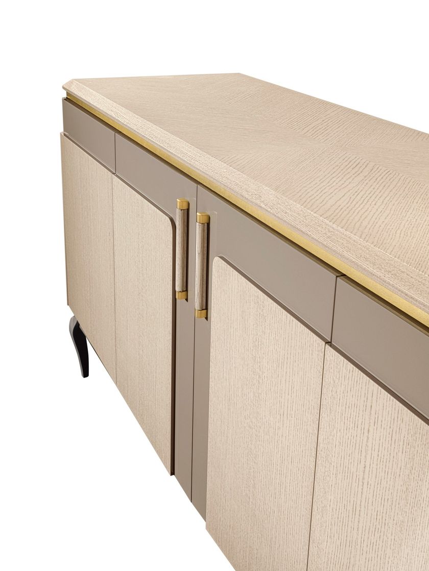 VICTOR Wooden sideboard with doors By A.R. Arredamenti | design Lucia ...