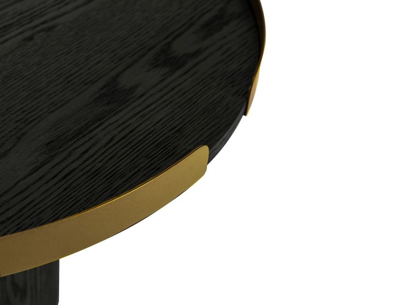 VICTORIA Round wooden coffee table for living room By Como Furniture ...