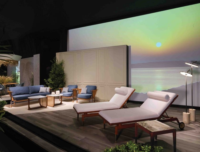 VIENNA Marble and wooden high side table By Visionnaire | design ...