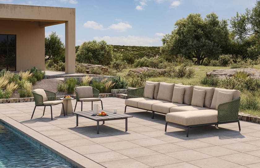 ABRAZO Low lounge chair By VINEKO