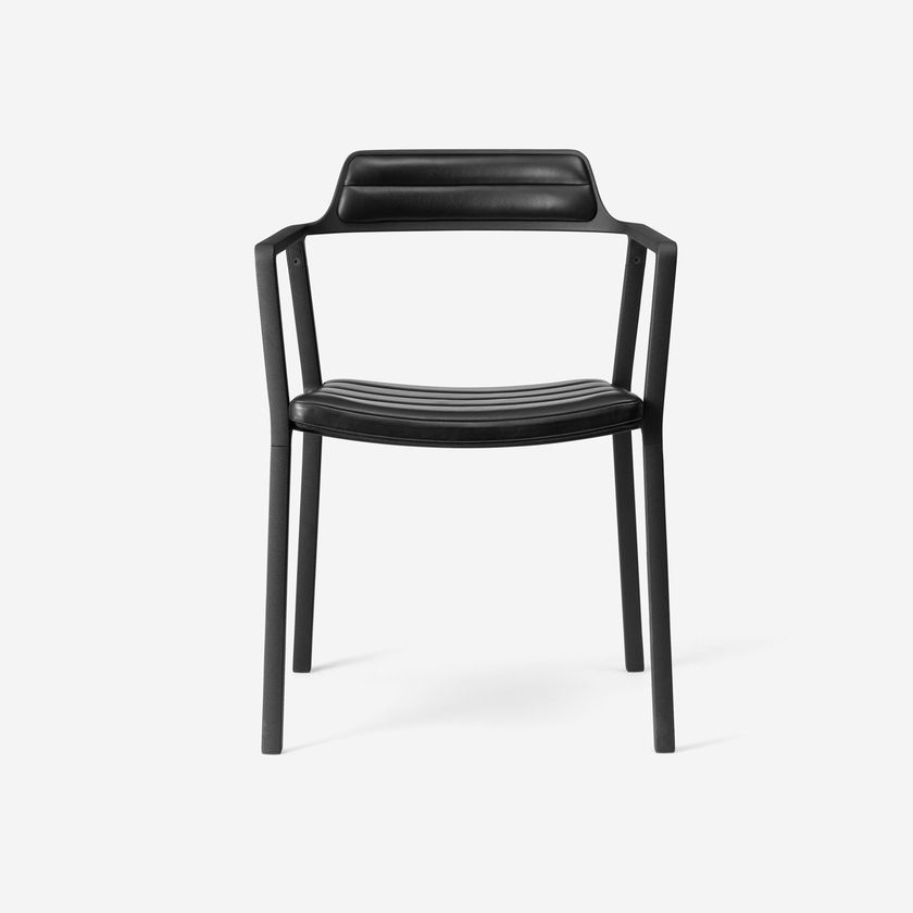 Upholstered chair with armrests VIPP451 By Vipp